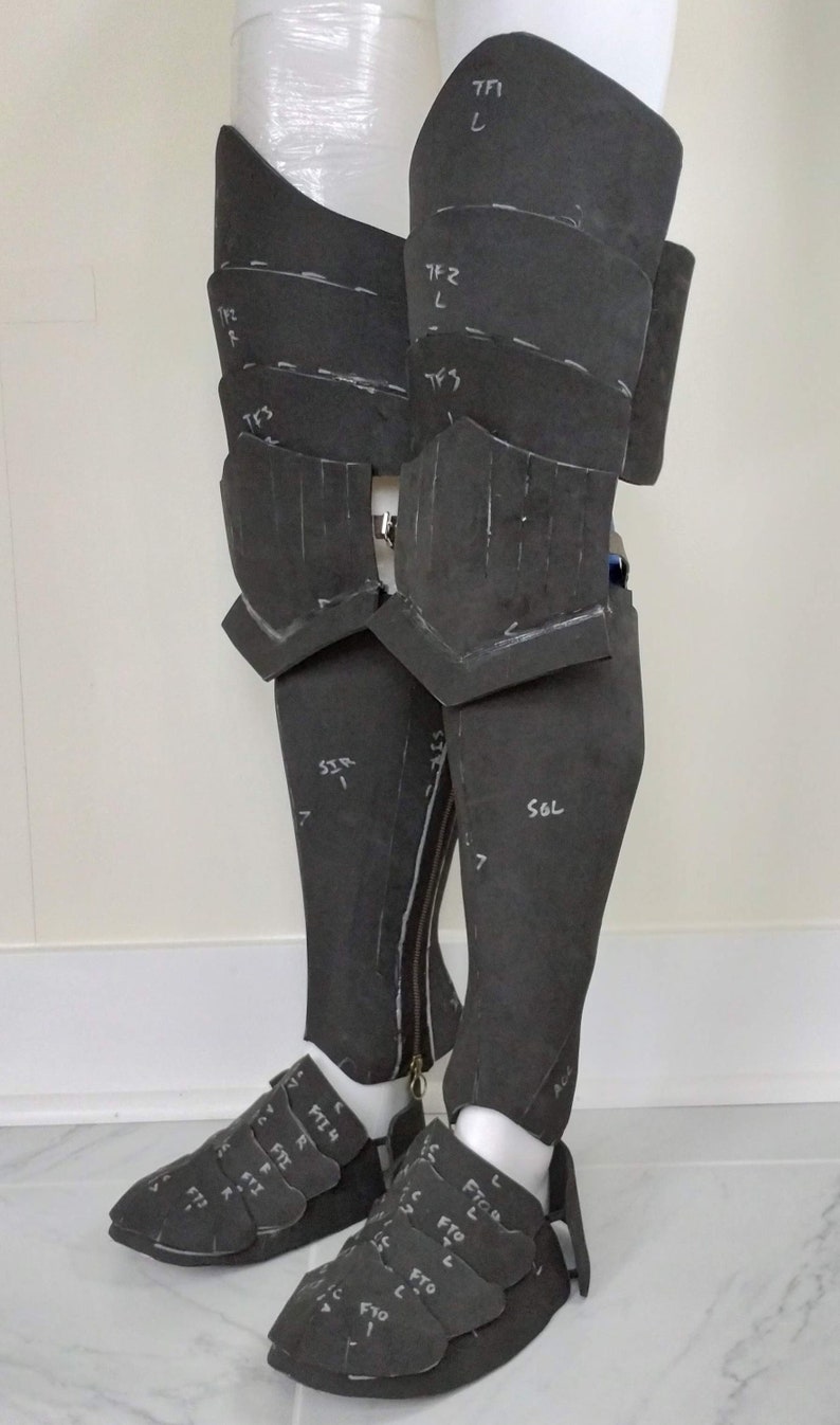 Rathalos and Fatalis Knight Leg Armor and Tasset Cosplay Pattern - Etsy
