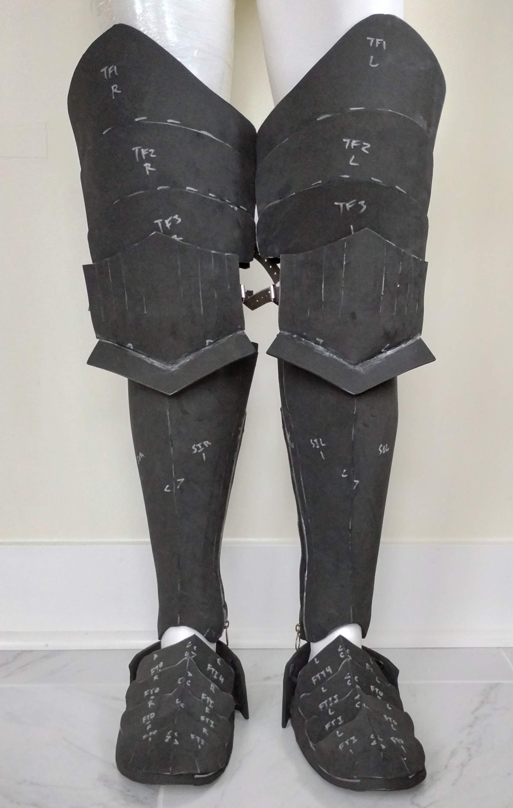 Rathalos and Fatalis Knight Leg Armor and Tasset Cosplay Pattern - Etsy