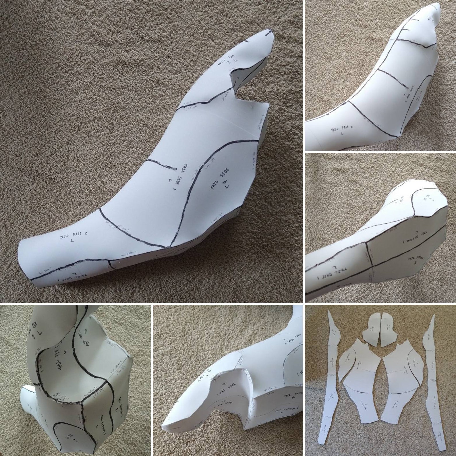Monster Hunter Patterns: Palamute Prop Templates - Etsy