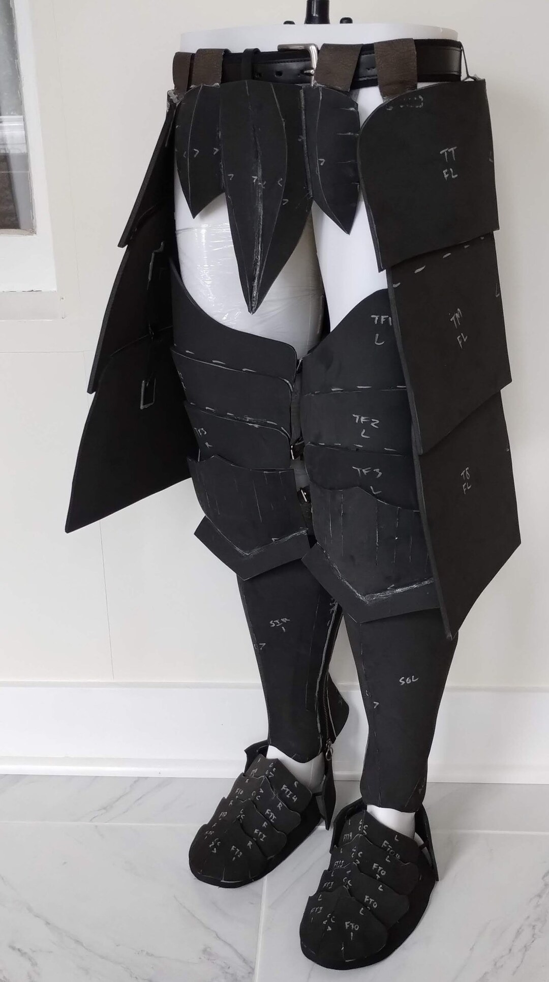 Rathalos and Fatalis Knight Leg Armor and Tasset Cosplay Pattern - Etsy