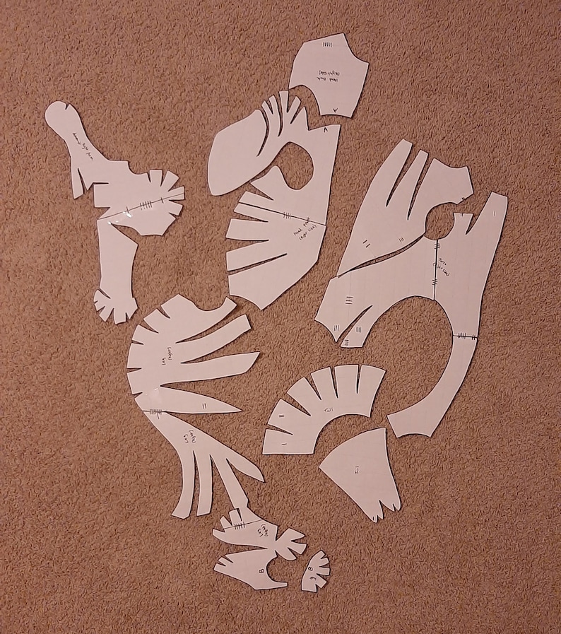 Monster Hunter Patterns: Combo Poogie and Palico Templates - Etsy