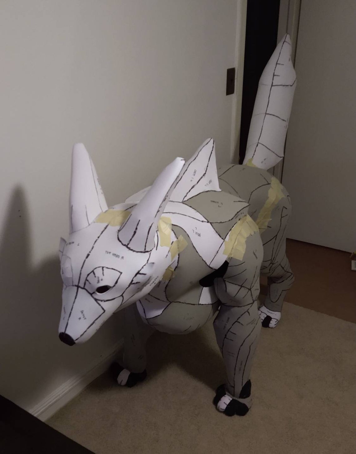 Monster Hunter Patterns: Palamute Prop Templates | Etsy