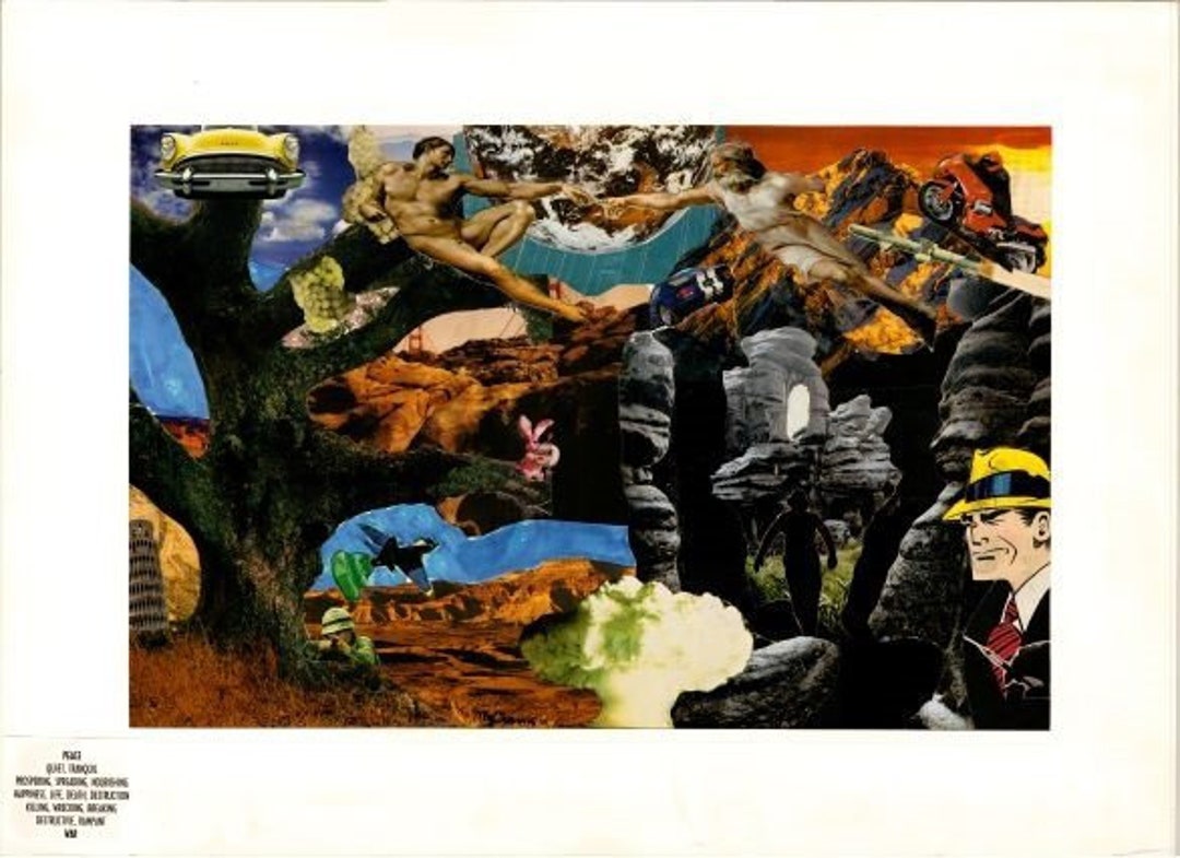 War and Peace Collage - Etsy