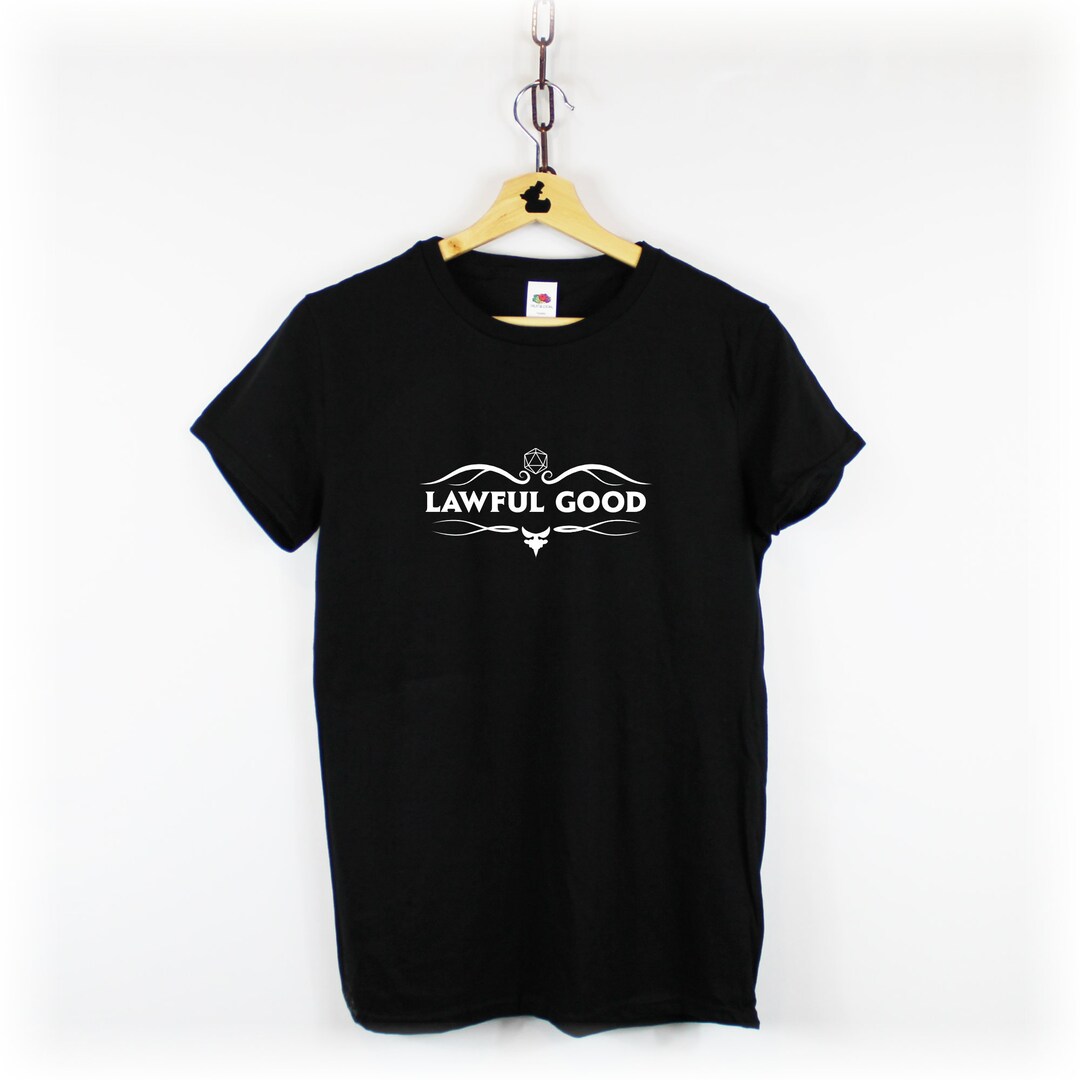 D&D Lawful Good Alignment RGP Tabletop Gaming TShirt 100% - Etsy Italia