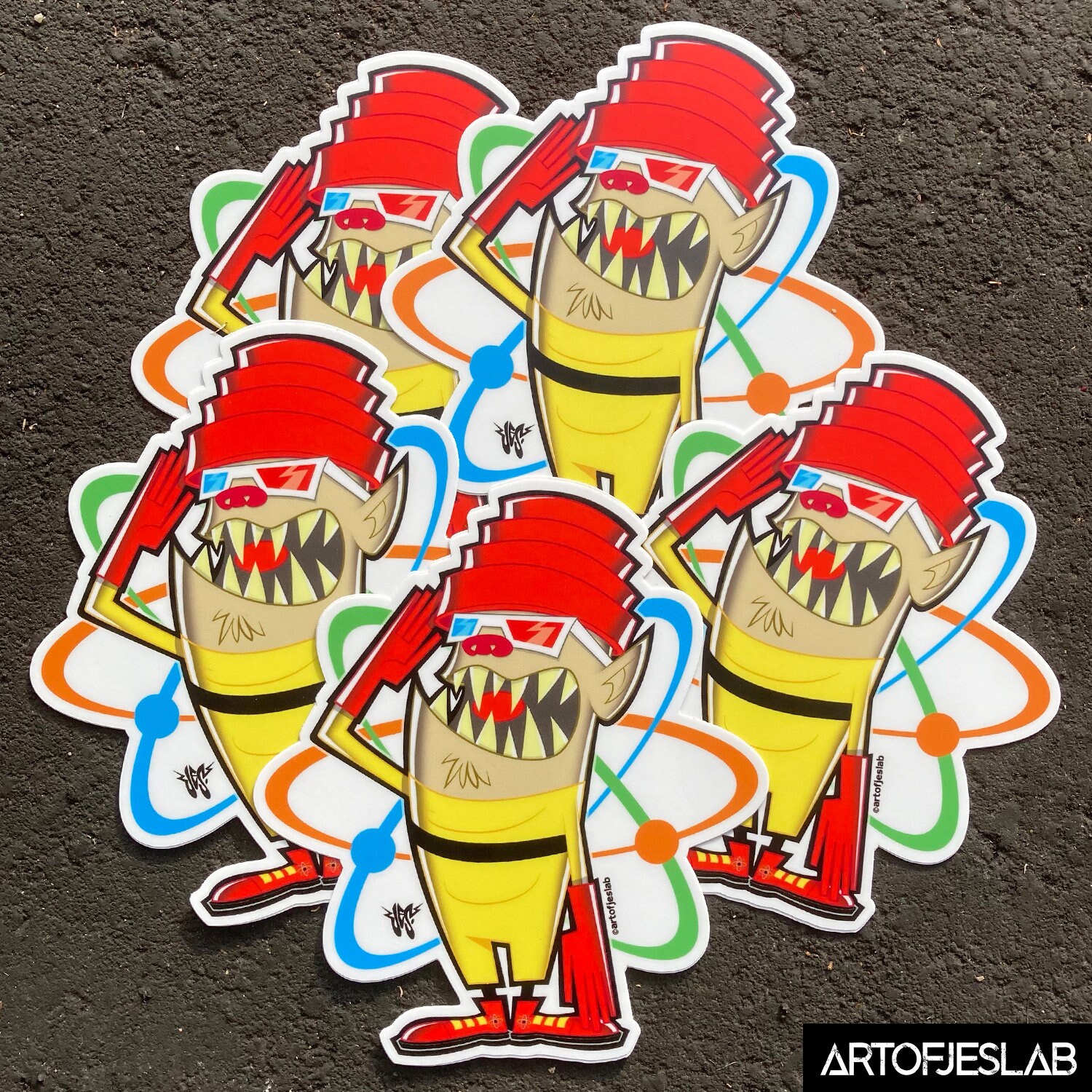 SERIES 5: DEVO KREEP Vector Illustration Decal Sticker | Etsy