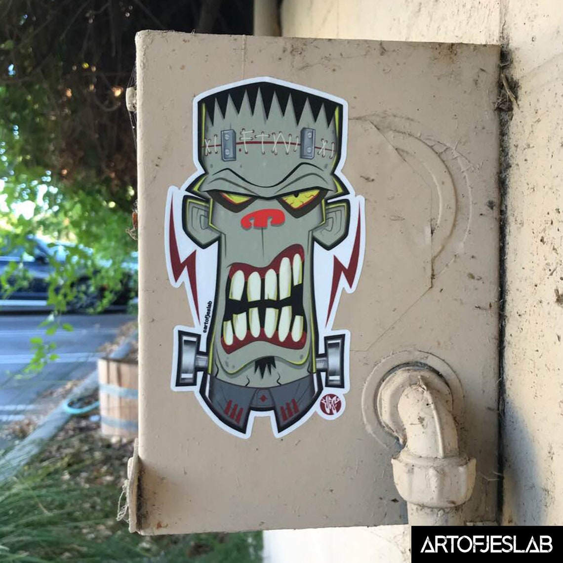 SERIES 3: Frankie FTW Vinyl Sticker, Laptop Decal, Lowbrow ...