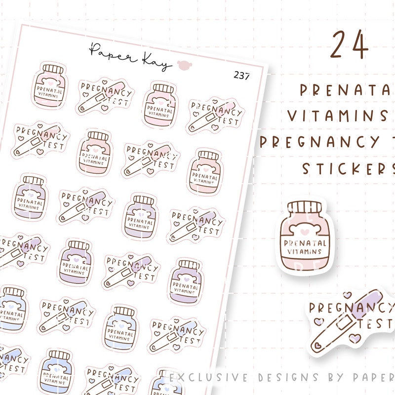Pregnancy Stickers - Etsy
