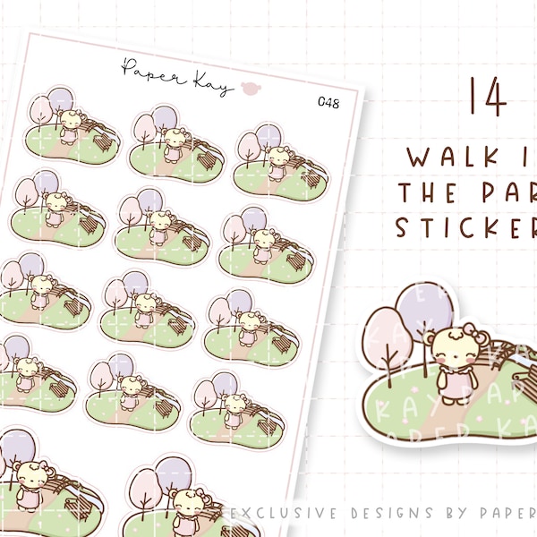 Walk Stickers - Etsy