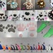 Set Feet Paws, Hand Paws and Tail With Pads and Claws Custom Like ...