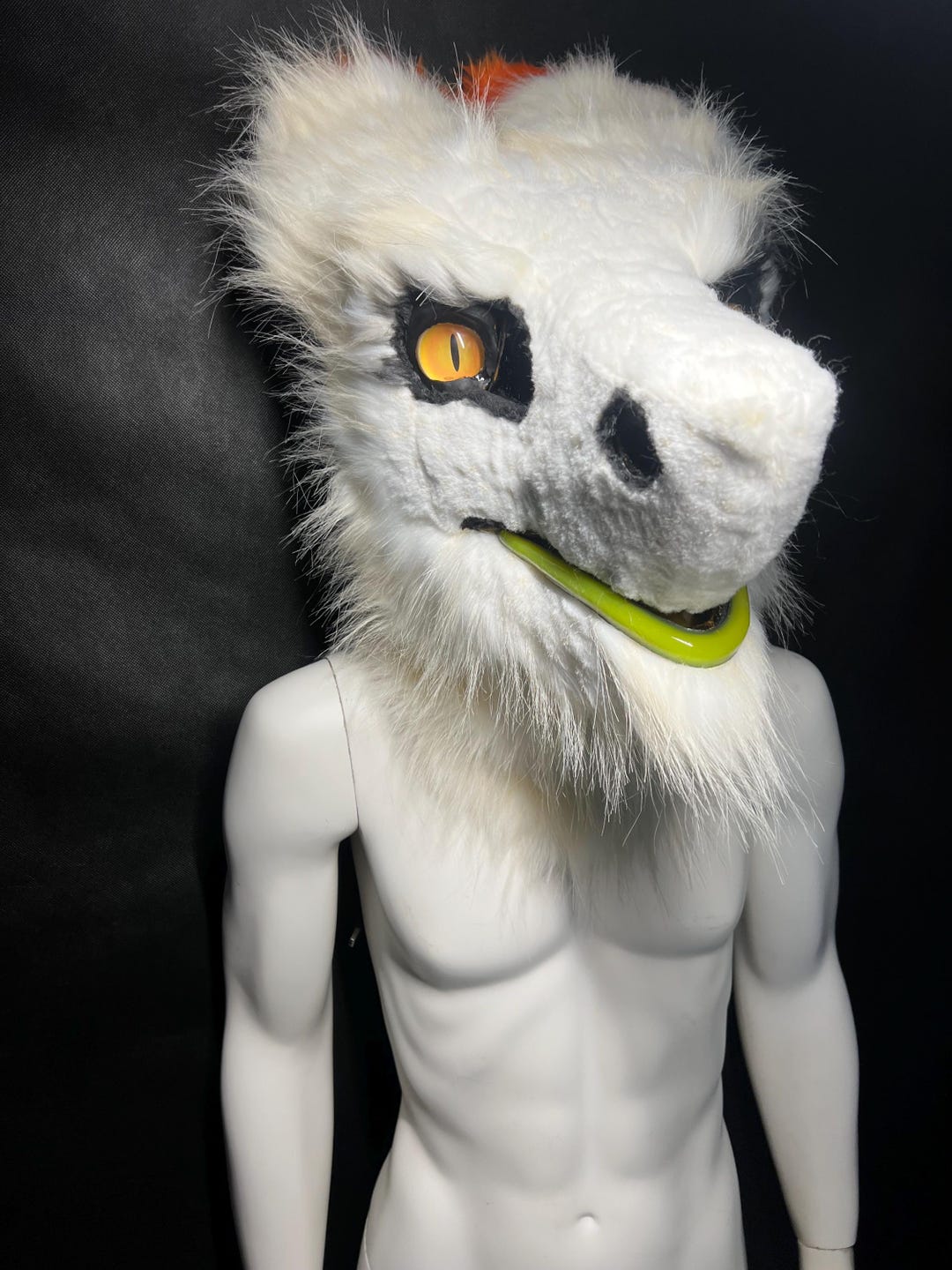 Almost Partial Sergal Head Ready to Ship With Handpaws and Tail 3D Eyes ...