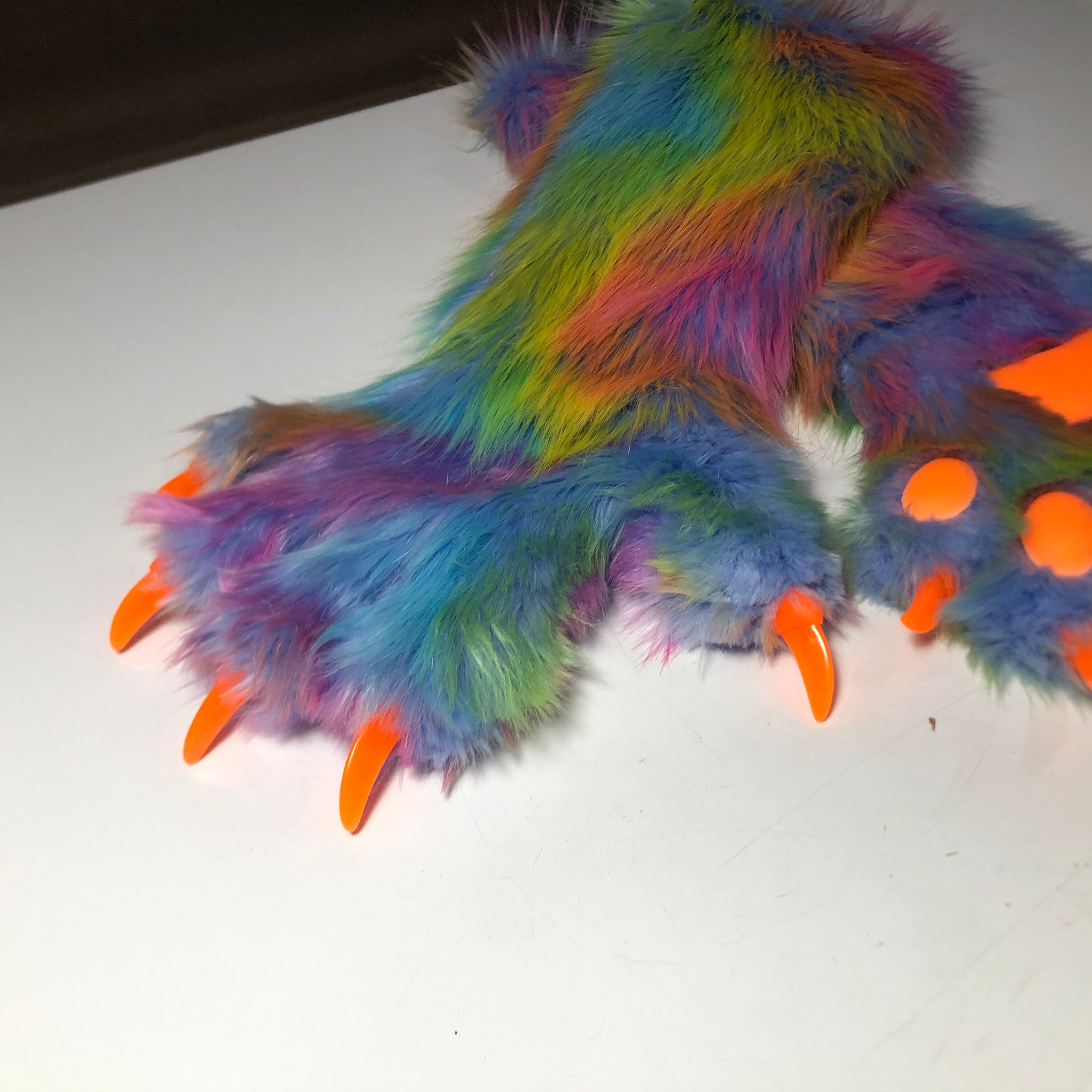 Partial Rainbow Ready to Ship Glow Superb Fur Quality Fursuit | Etsy