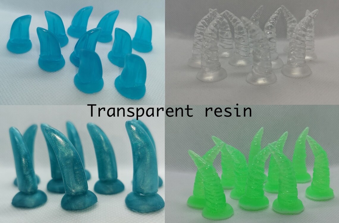 Set of 10x #12 Resin Real Claws for Your Costume! , Canine Feline, Fox ...