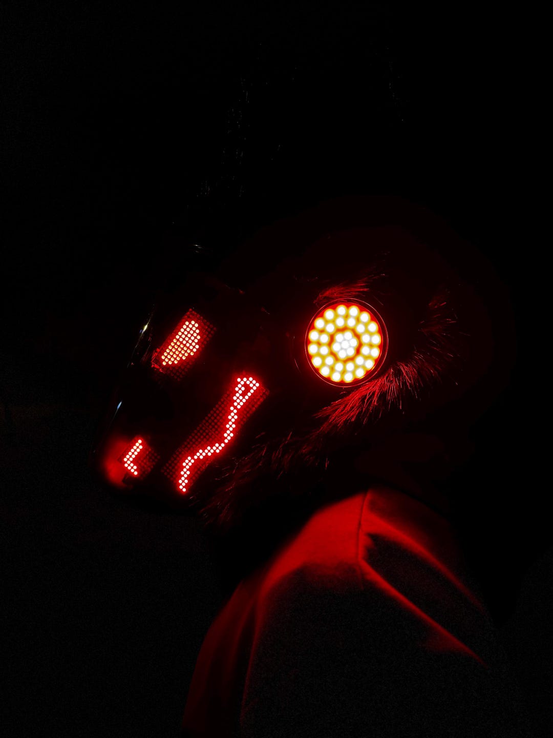 Yoru Protogen Mini Partial Fursuit! Your Custom Symbol! - Etsy UK