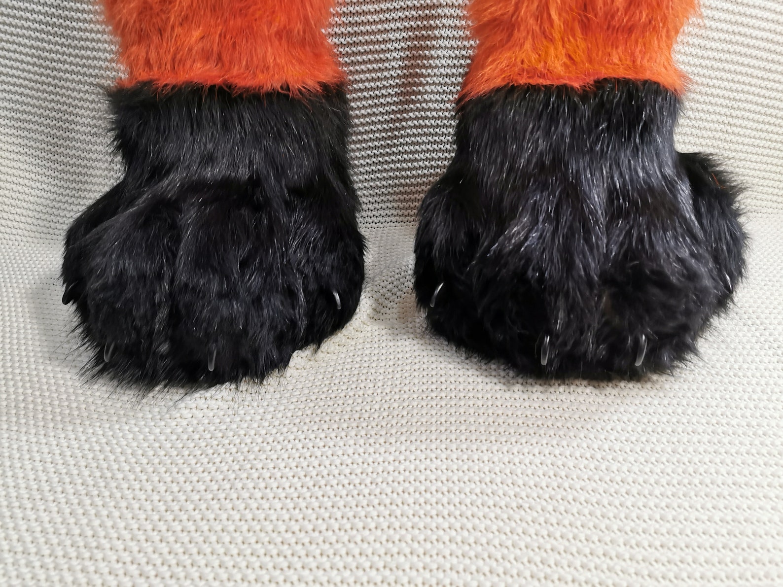 Set Feet Paws Hand Paws and Tail With Pads and Claws Custom | Etsy