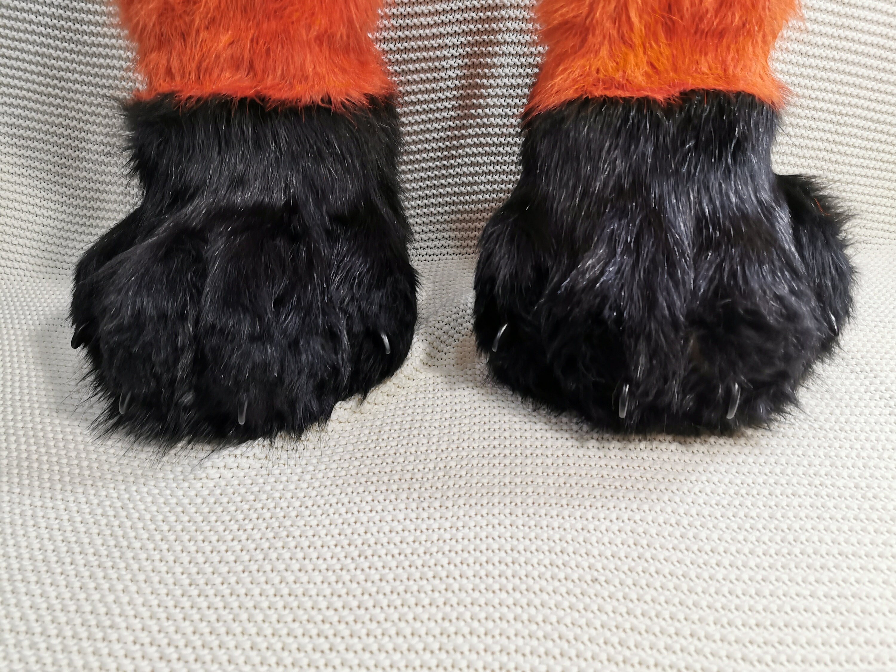 Set Feet Paws, Hand Paws and Tail With Pads and Claws Custom! Like ...