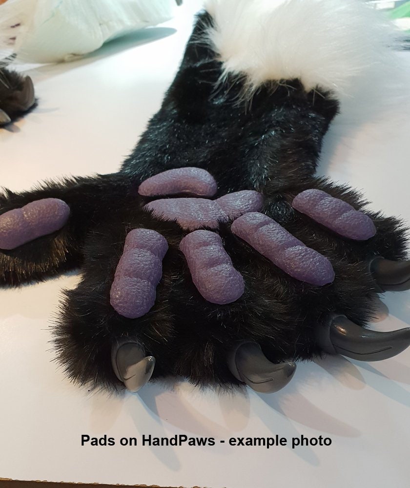 Silicone Sergal Reptile Paw Pads easy to glue for your Fursuit | Etsy
