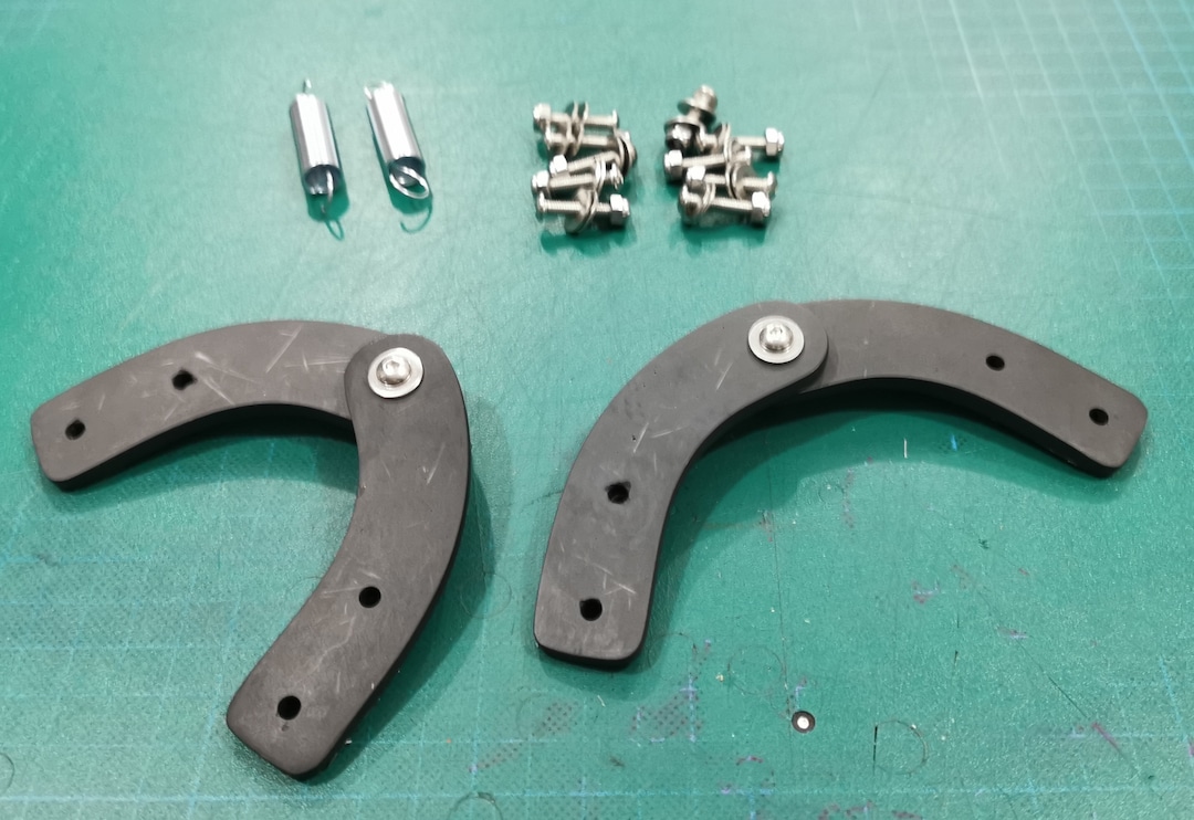 Set of 2x V - Hinges for Your Cotume or Fursuit Resin Blank or Mask - Etsy