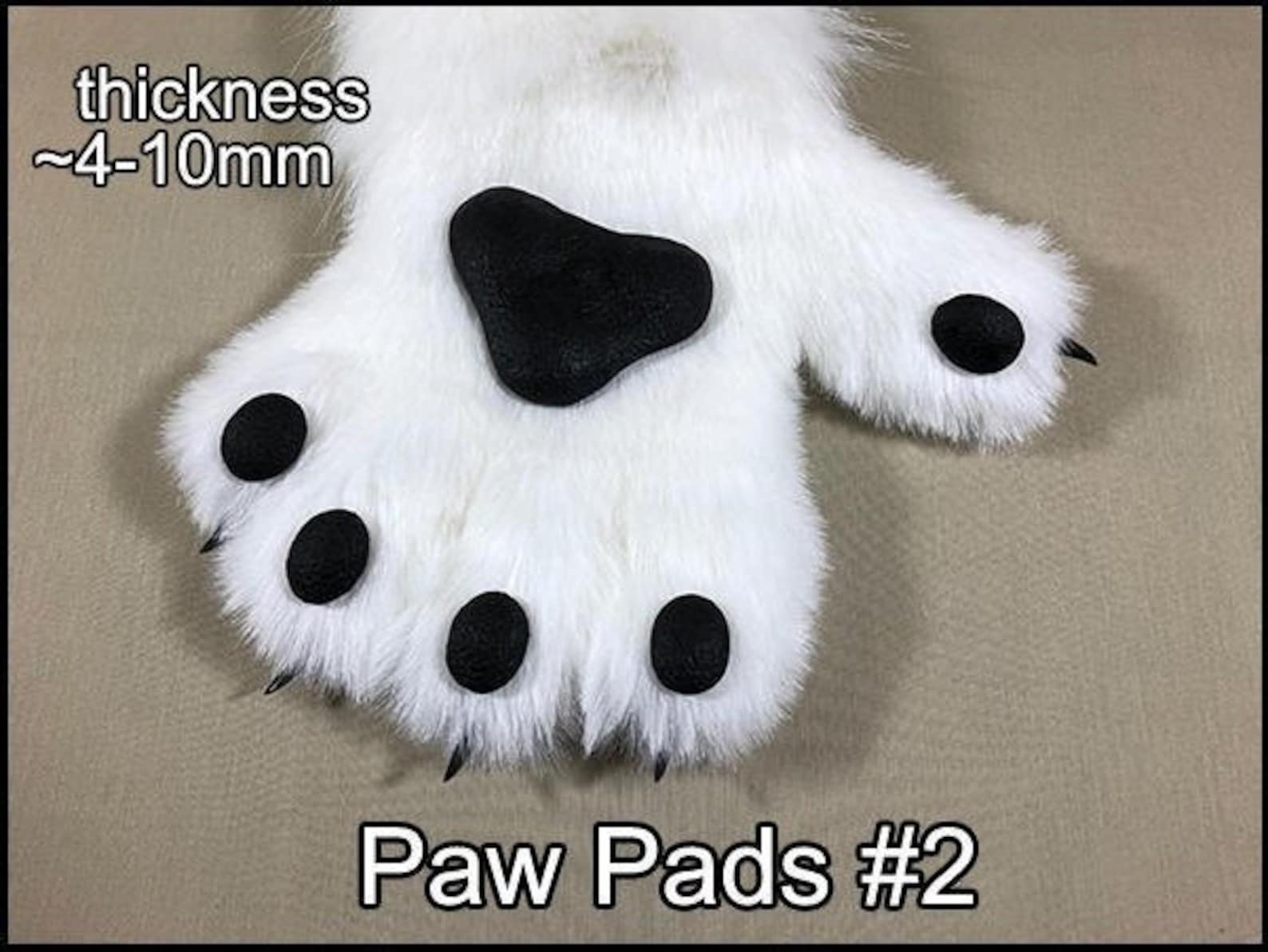 Silicone Canine Feline Paw Pads Thin Real Like Easy to Glue for Your ...