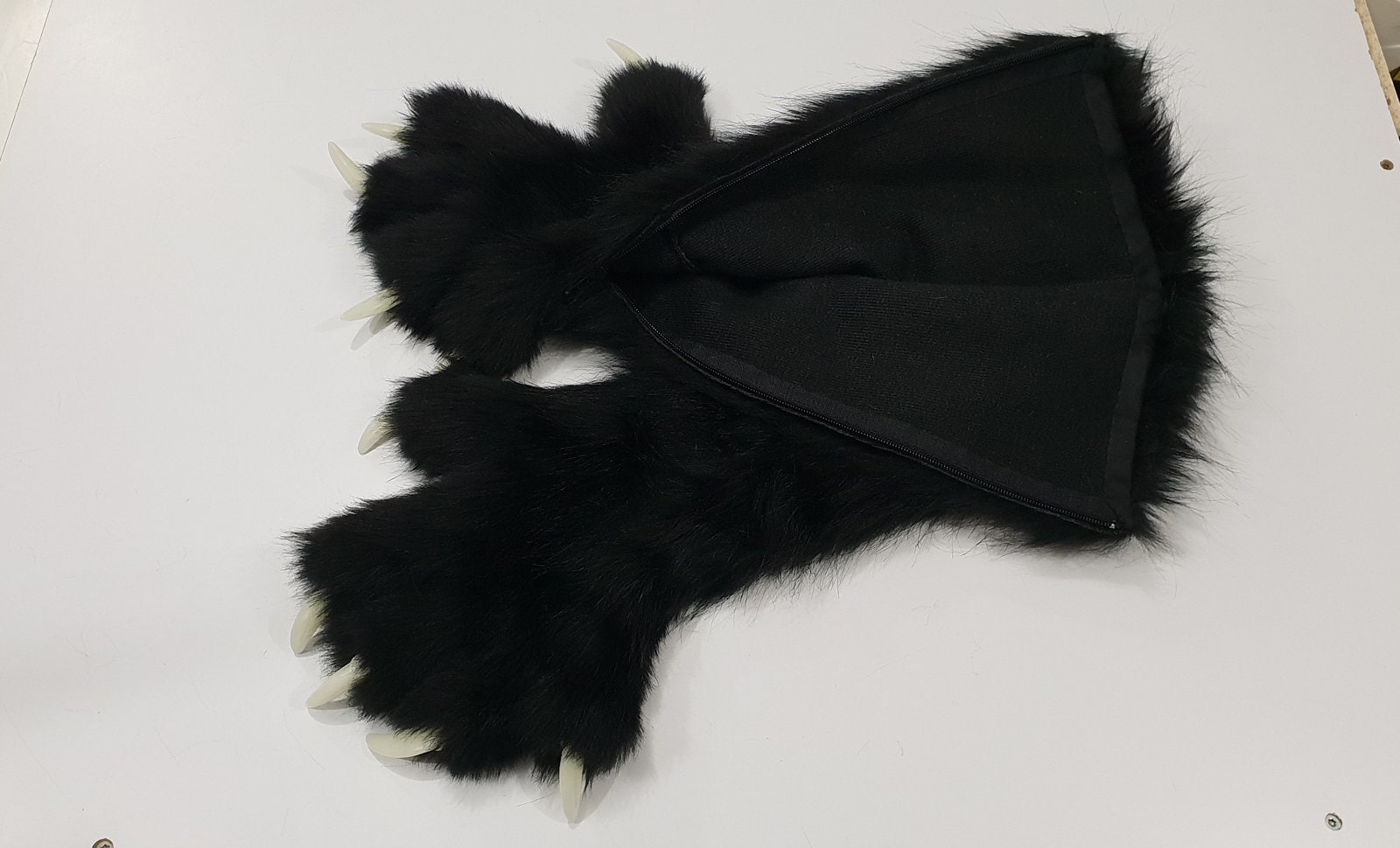 Black Fursuit Paws Silicone Feline Pawpads and Claws With | Etsy