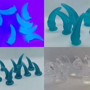 Set of 10x Resin Claws for Your Costume! #14 4 Cm Long, Canine Feline ...