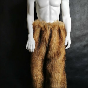 Size Fit Custom Color Satyr Fursuit or Costume Faux Fur Pants With ...