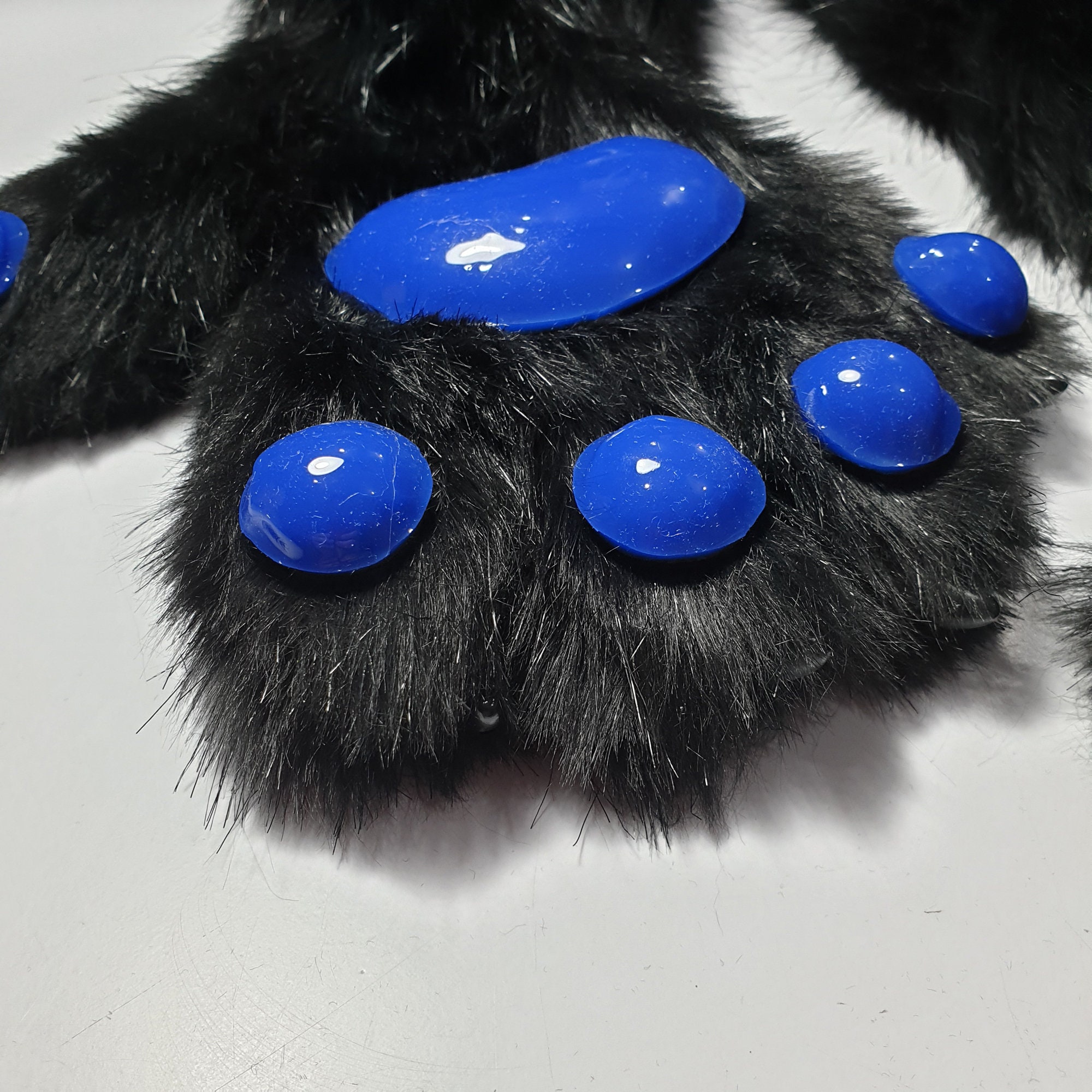 Black Fursuit Paws Silicone Monster Pawpads and Claws With | Etsy