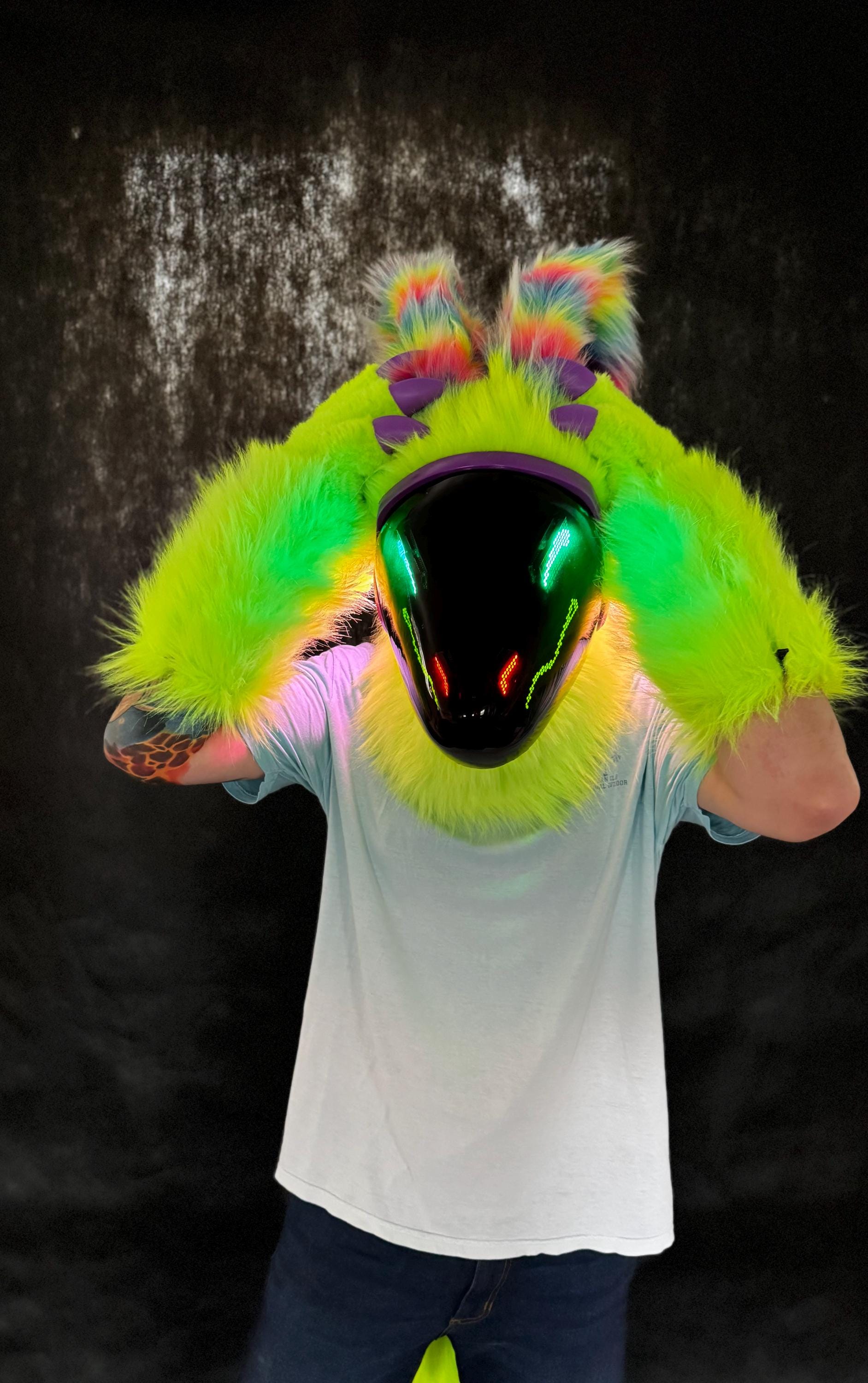 Colorfull Protogen Mini Partial Fursuit! - Etsy