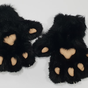 Short Custom Fursuit Paws Silicone Pawpads and Claws Real Like Partial ...