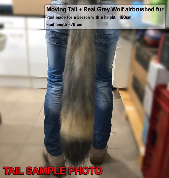 Moving Tail Fursuit Prosthetic Custom 123 Colour Fur / | Etsy