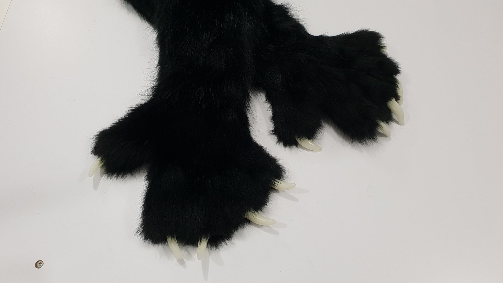 Black Fursuit Paws + Silicone Little K9 Pawpads and Claws With Custom ...