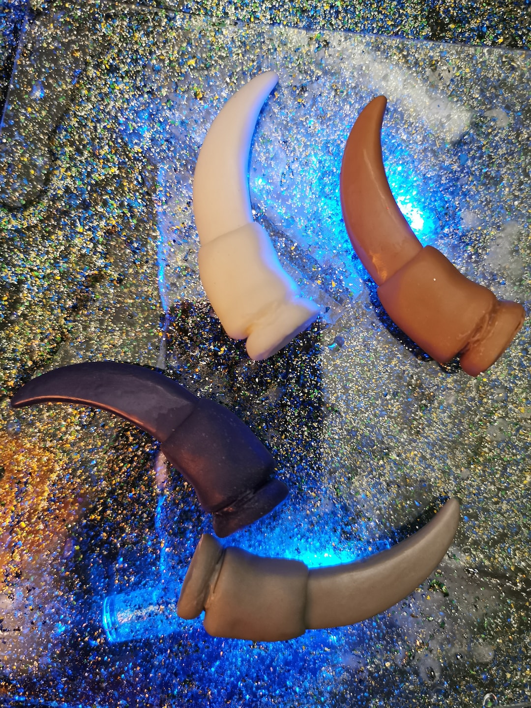 Set of 10x Resin #13 Big Claws for Your Costume! Long, Canine Feline ...