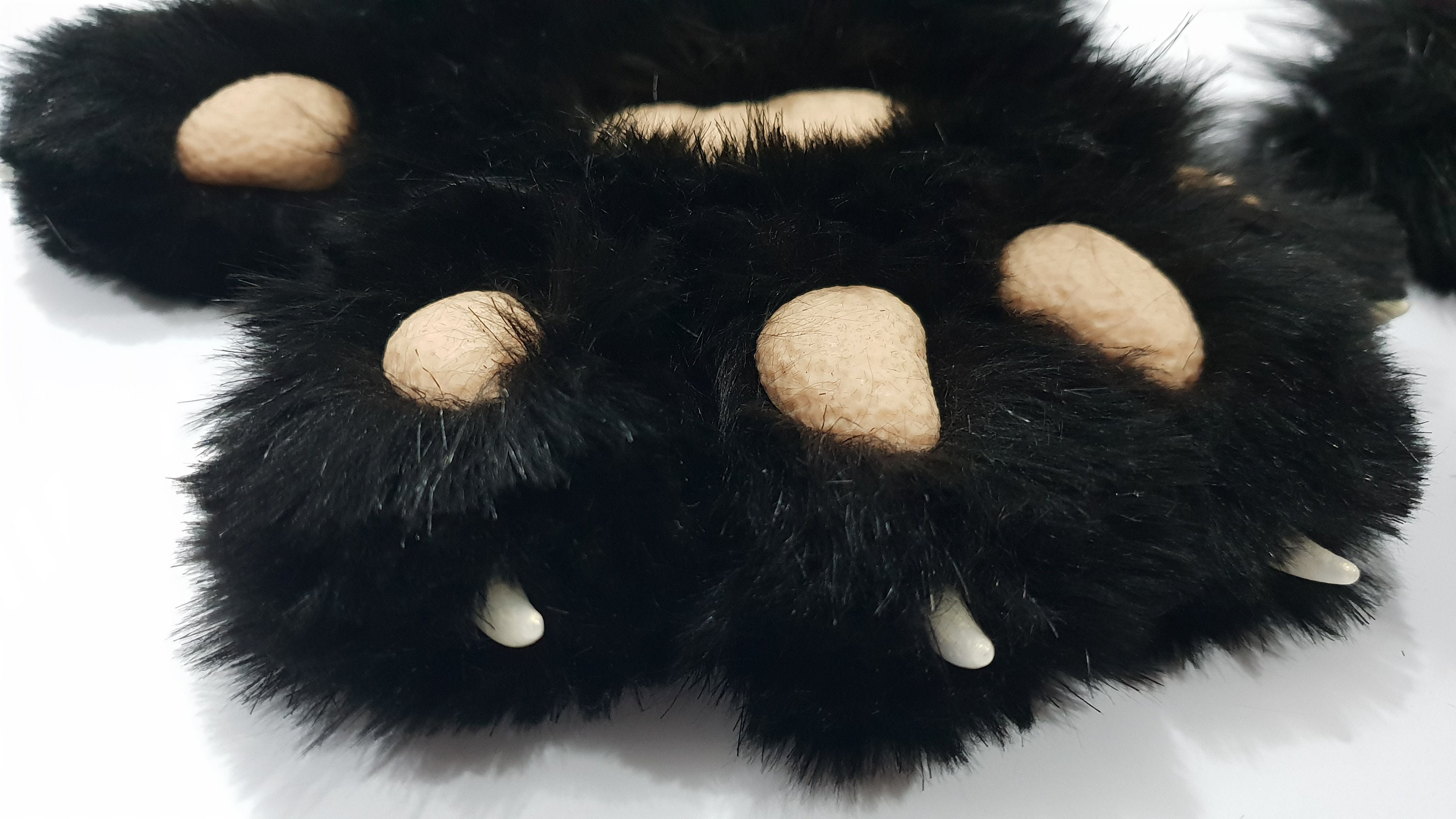 Short Custom Fursuit Paws Silicone Pawpads and Claws Real | Etsy