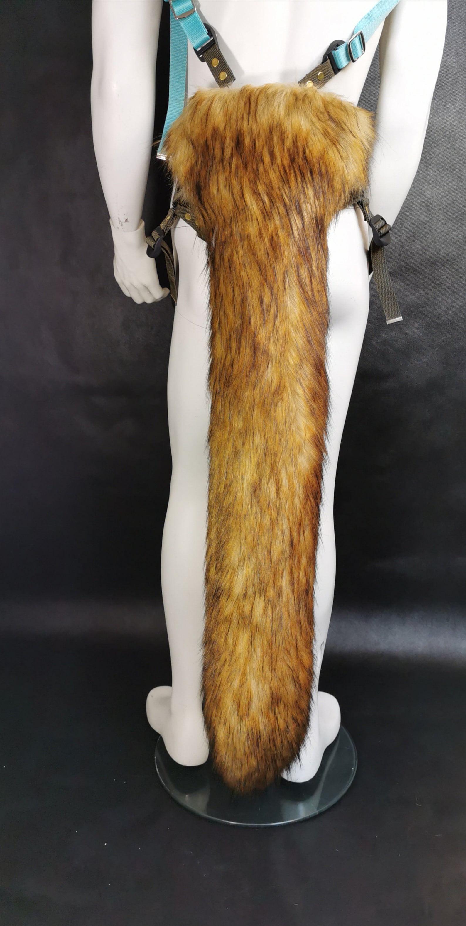 Moving Tail Fursuit Prosthetic Custom 1,2,3 Colour Fur / Airbrushed Fur ...