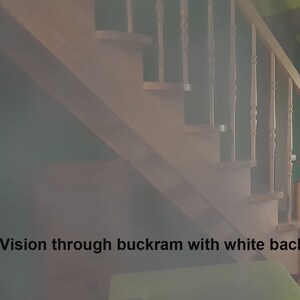 Buckram Set 2x, DENSE + RARE Mesh for Eyes, Vision for Fursuit Mask or ...