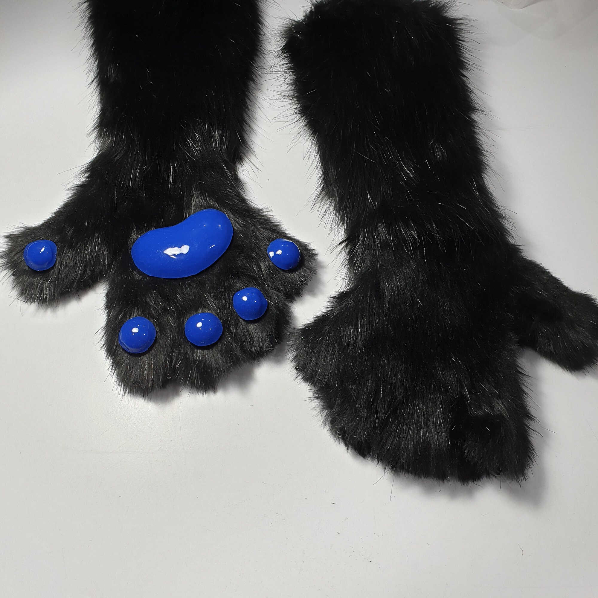 Black Fursuit Paws Silicone Monster Pawpads and Claws With | Etsy