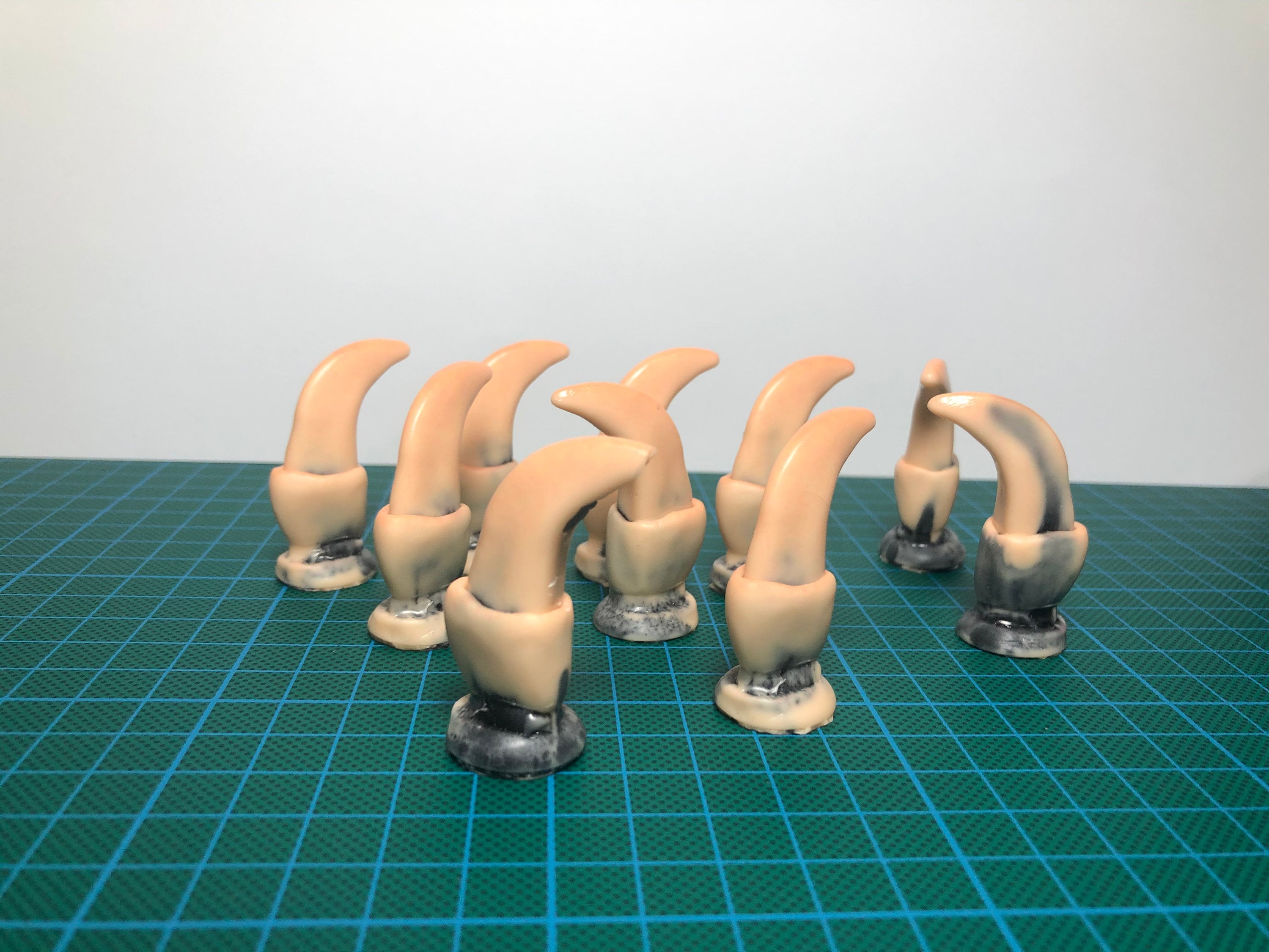 Set of 10x 12 resin Real claws for your costume Canine | Etsy