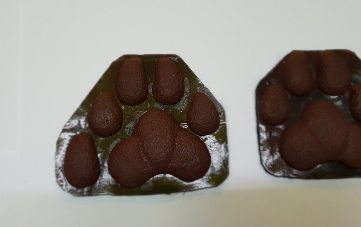 Black Fursuit Paws + Silicone Little K9 Pawpads and Claws With Custom ...