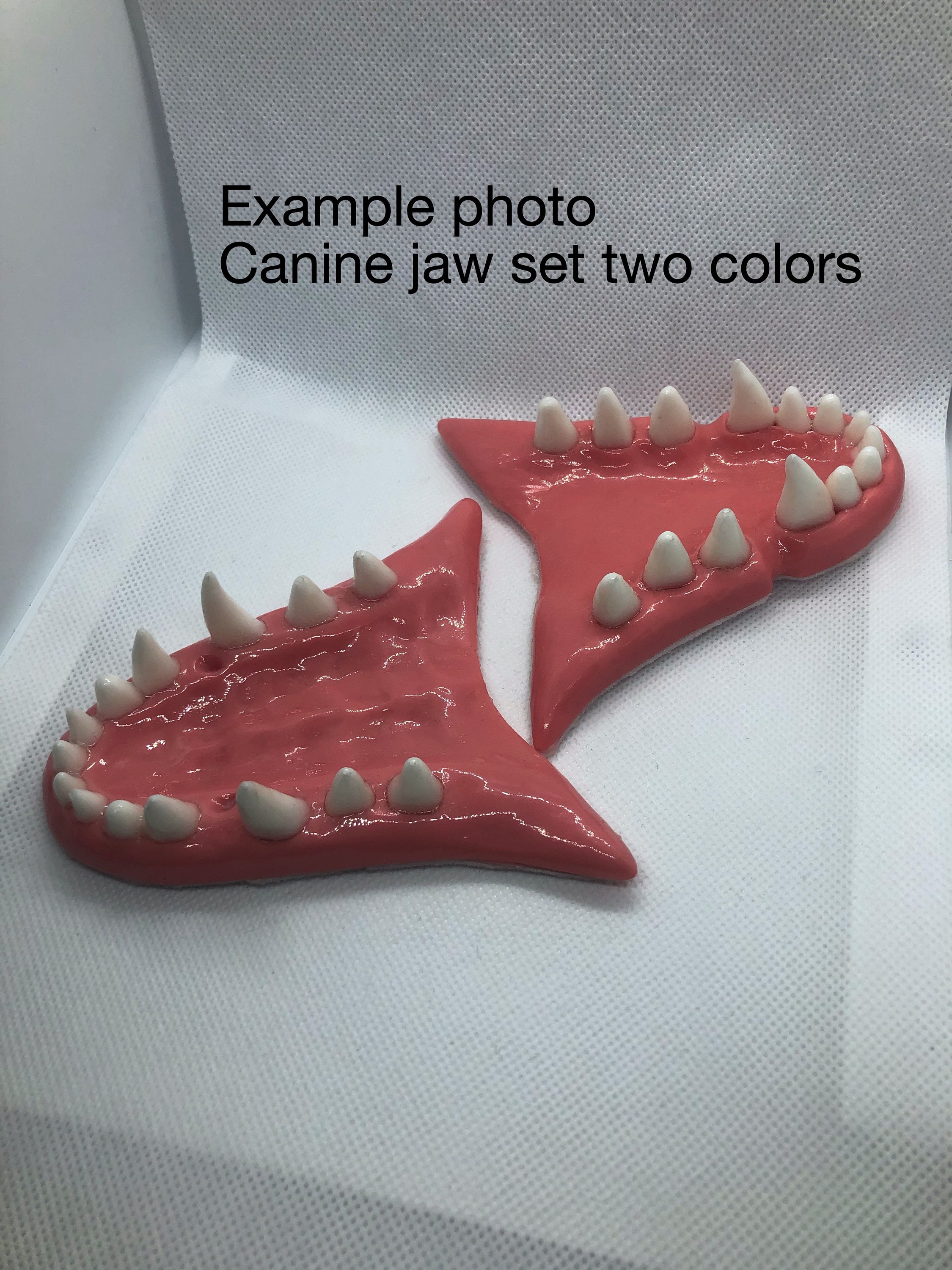 Canine K9 Jaw Set Top and Bottom Part for Your Fursuit or | Etsy