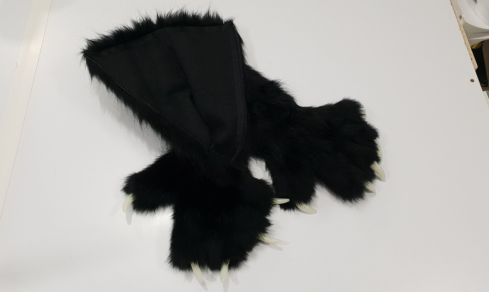 Black Fursuit Paws + Silicone Little K9 Pawpads and Claws With Custom ...