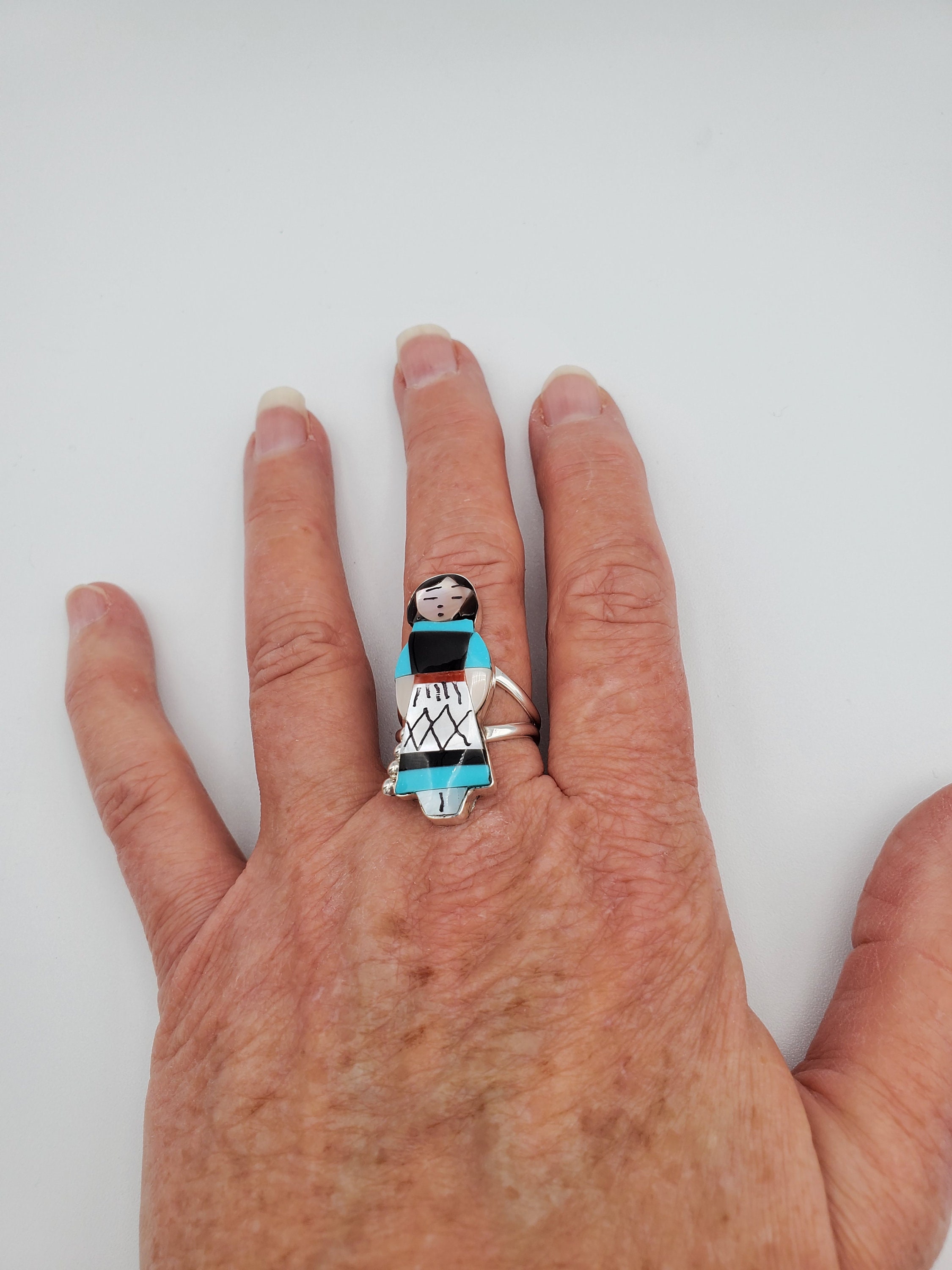 Hopi Girl Ring Sterling Silver Ring - Etsy
