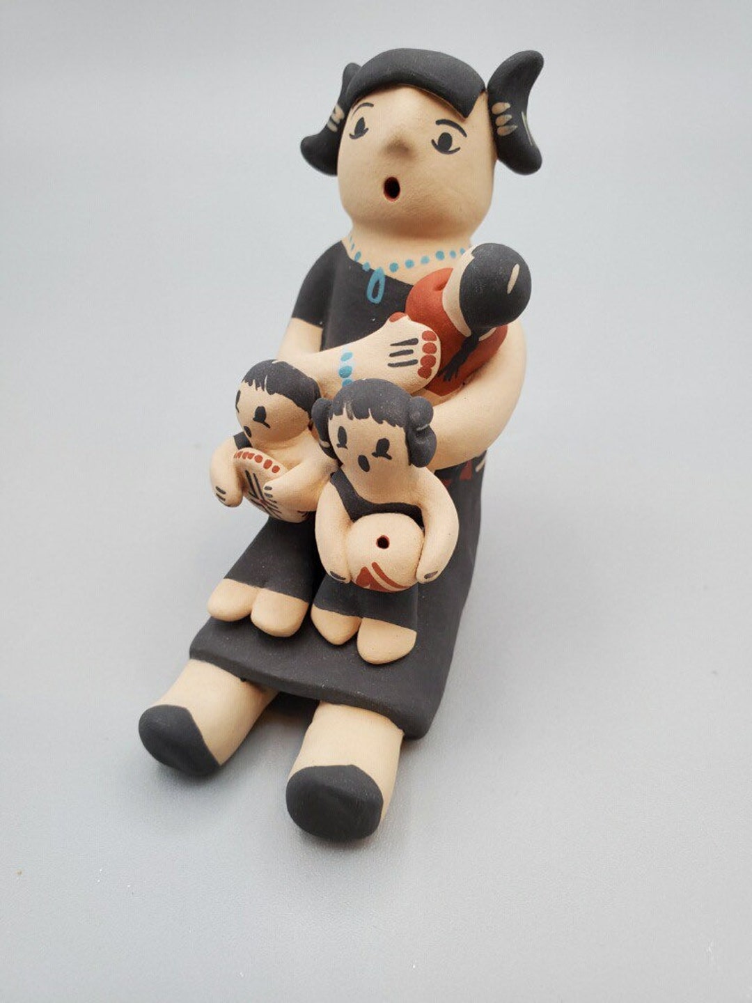 Storyteller Clay Doll by Navajo Artist Carol Suina - Etsy