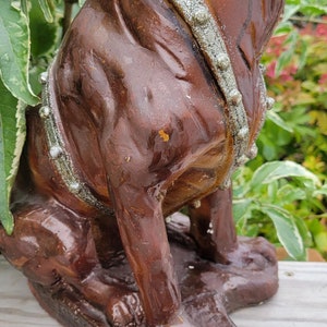 Vintage Plaster Boxer Bulldog Dog Statue Made in Mexico Carnival - Etsy