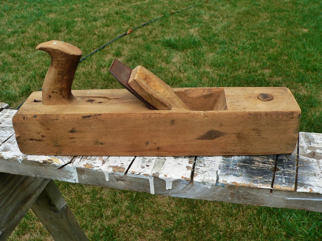 Antique 16" Ohio Tool Co. Wooden Block Plane & Blade Warranted - Etsy
