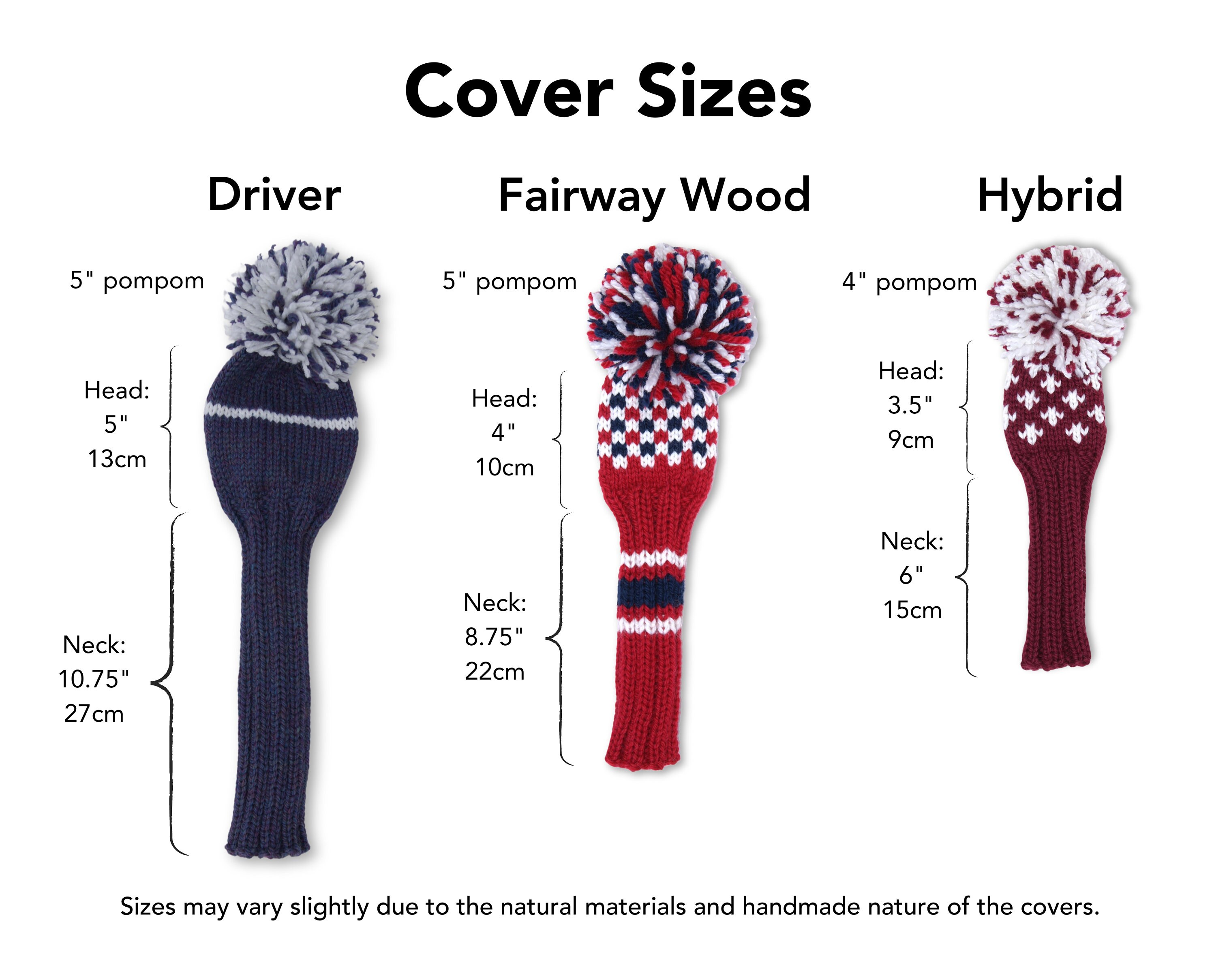 Custom Knit Driver Cover Check Pattern Knit Driver Headcover Golf Head ...