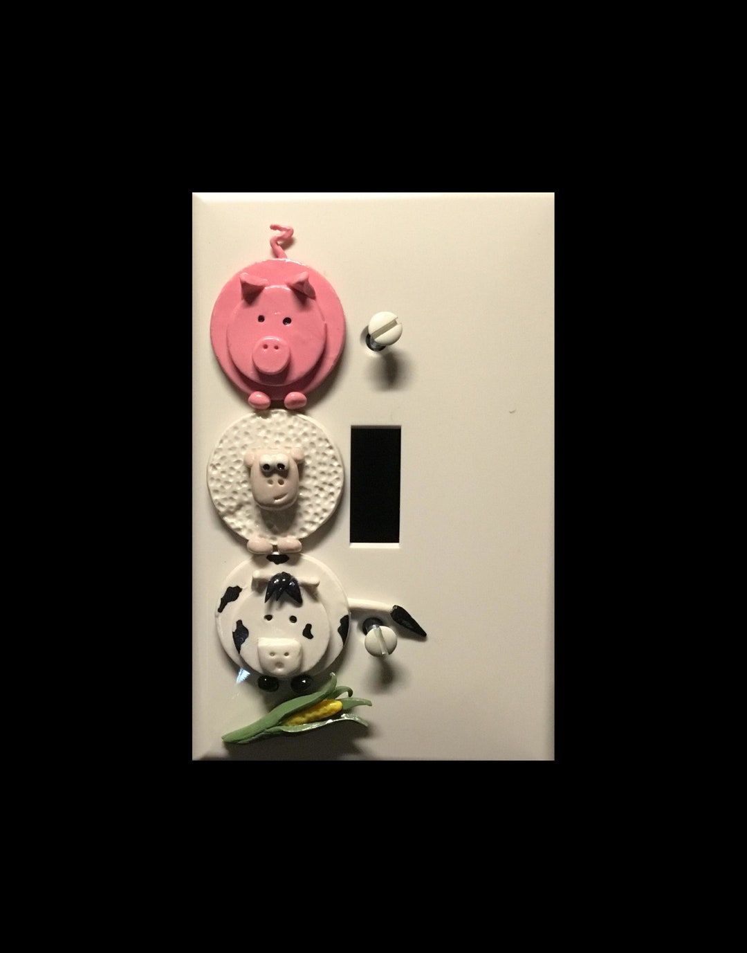 Farm Animals Switch Plate - Etsy