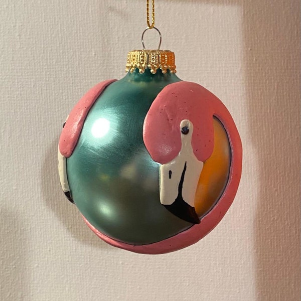 Felt Flamingo Ornament - Etsy