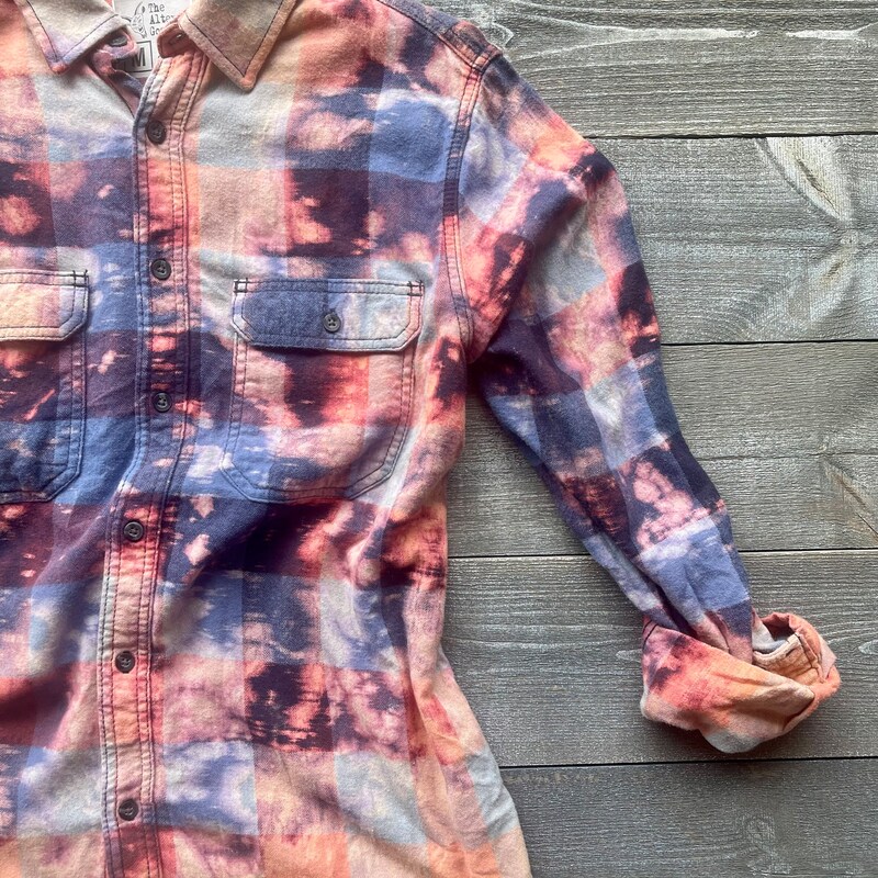 Bleached Flannel - Etsy