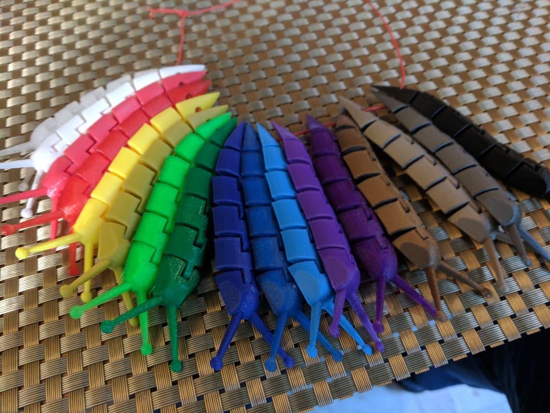 Movable Slug Keychain - Etsy