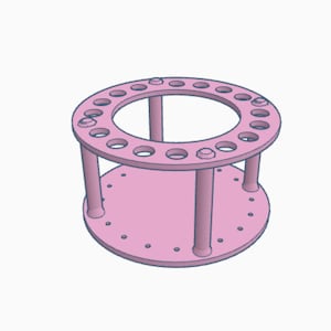 Stackable Circle Pen Stand/pen Cradle - Large Holds 16 Pens and Small ...