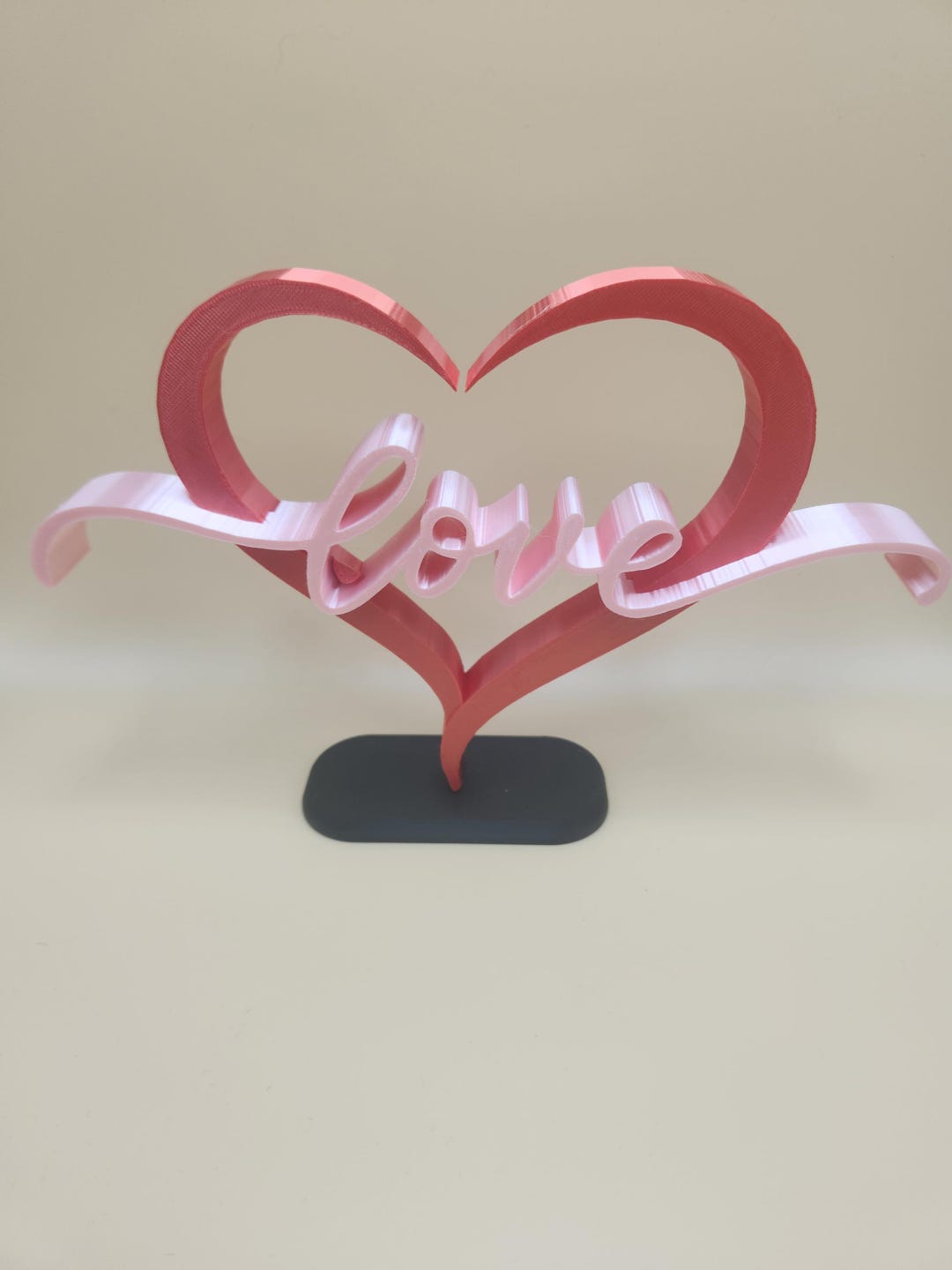 New Love Heart Display 3D Printed - Etsy
